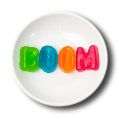 gummy peach rings - BOOM Candy